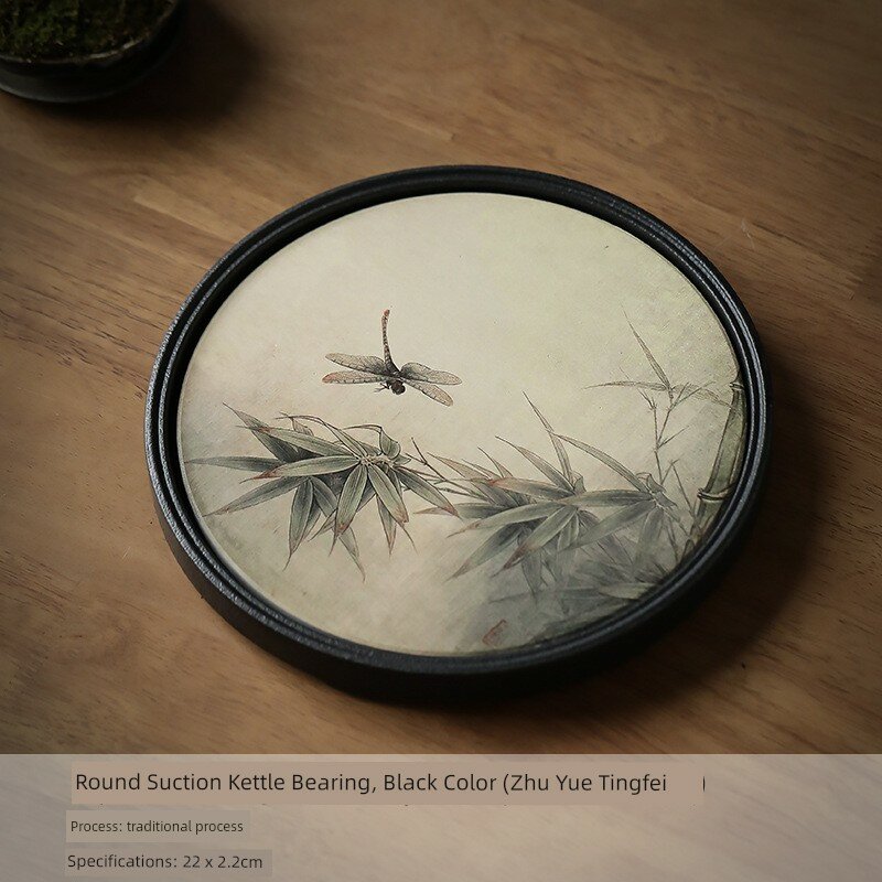 Повседневный поднос для чая из цельного дерева, маленький чайный столик из черного дерева, бытовой поднос для сухих