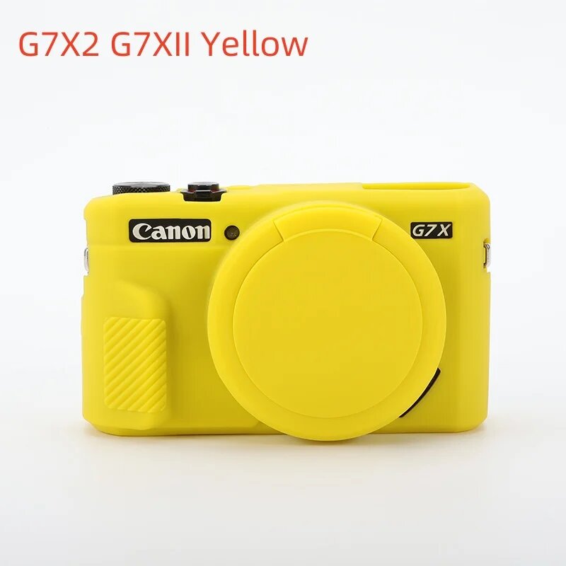 Силиконовый чехол для Canon G7 X2/G7 X Mark II, желтый