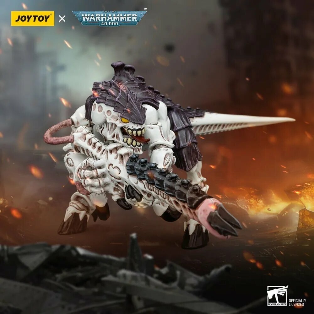 Подвижная фигурка JOYTOY Warhammer 40K Tyranids Hive Fleet Leviathan Termagant with Spike Rifle коллекция игрушек