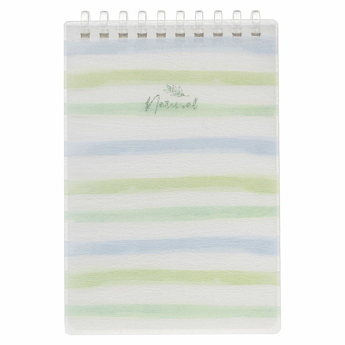 Блокнот малый формат А6, 80 л, мягкий гребень, пластик, фольга, клетка, HATBER, NATURAL LINES, 0902 (80Б6A1мс_33481)