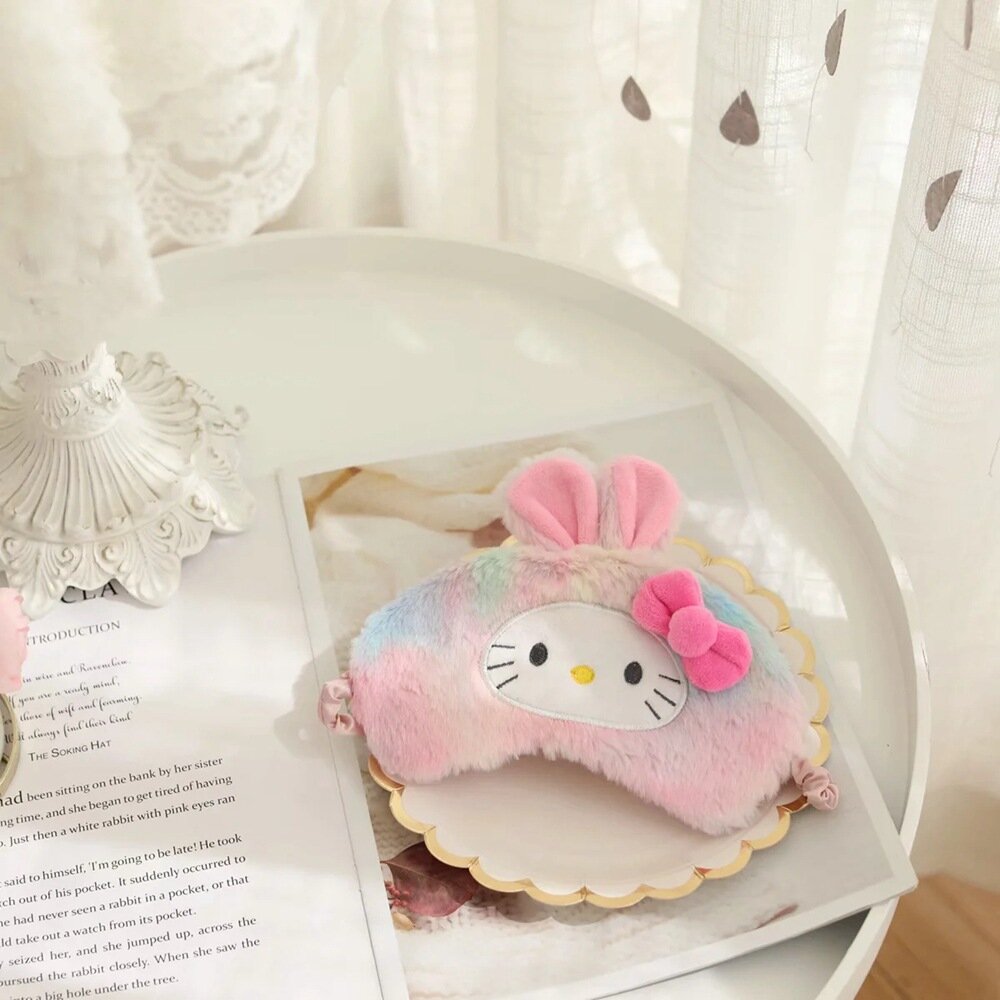 Симпатичная мультяшная маска для сна, подходит для детей, студентов, мальчиков и девочек, снимает усталость глаз, обеспечивает воздухопроницаемость и защиту глаз.