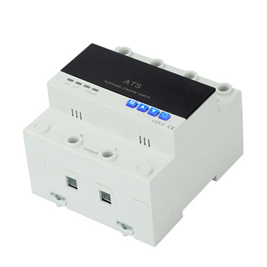 Автоматические переключатели резерва 63А, устройство защиты от напряжения 220 В со светодиодным дисплеем для офиса