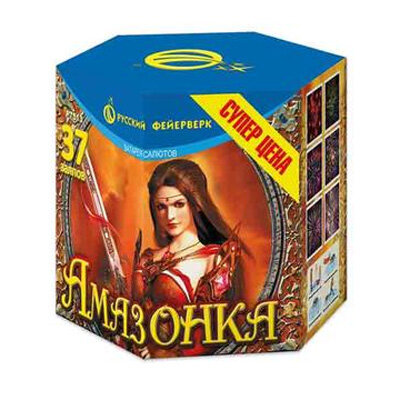 Батарея салютов Русский фейерверк Амазонка 37 зарядов