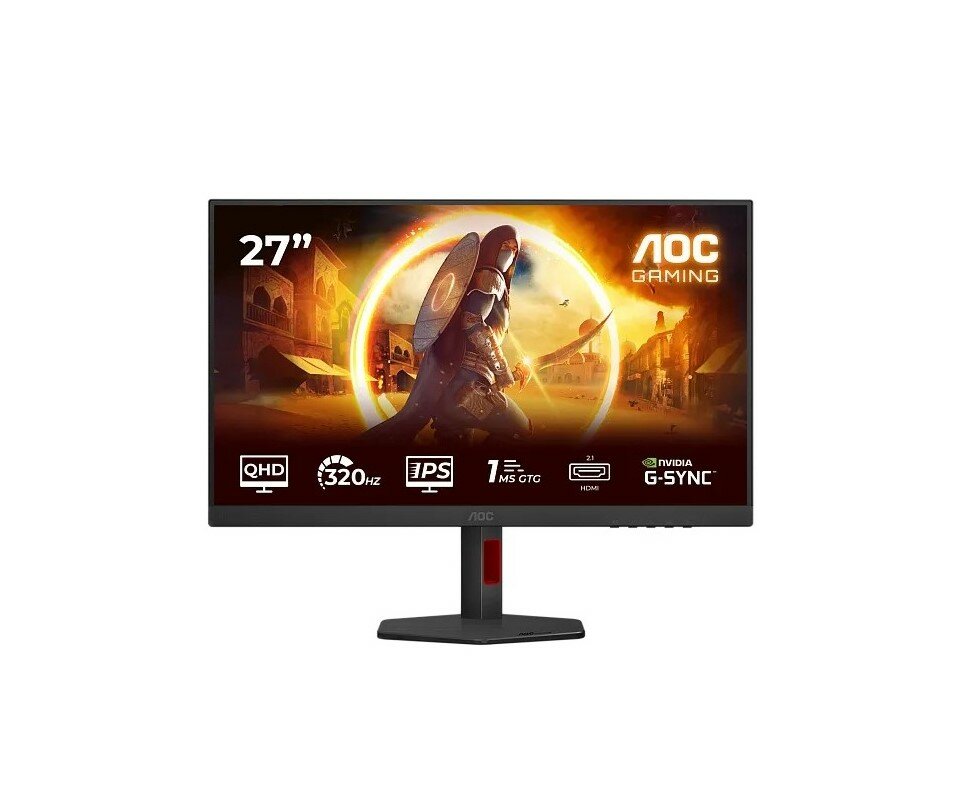 Монитор 27" AOC Q27G4SRU, 2560x1440, 320 Гц, IPS, черный