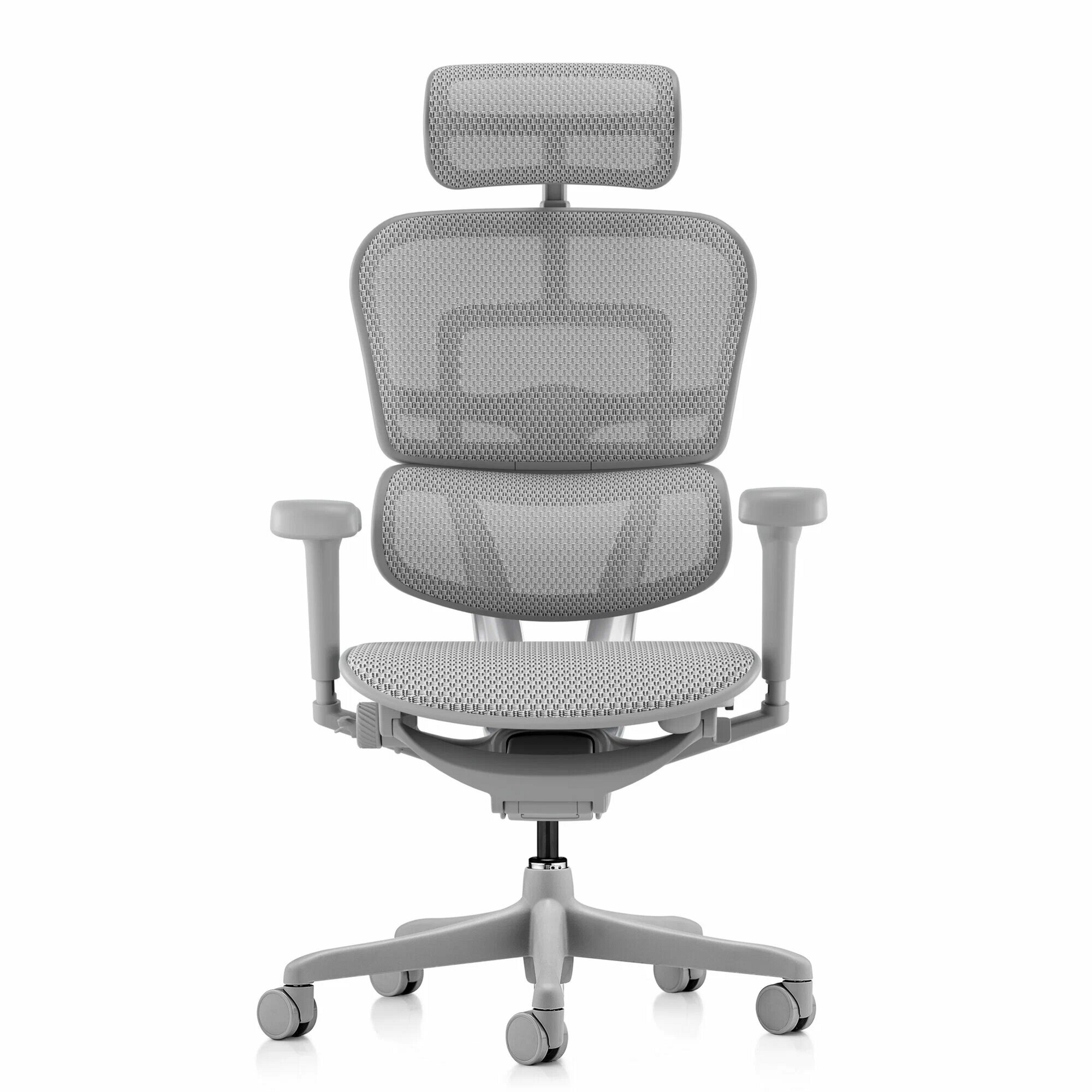 Кресло FALTO Ergohuman 2 Ultra ST (натяжение сетки, наклон вперед, сетка, серый)