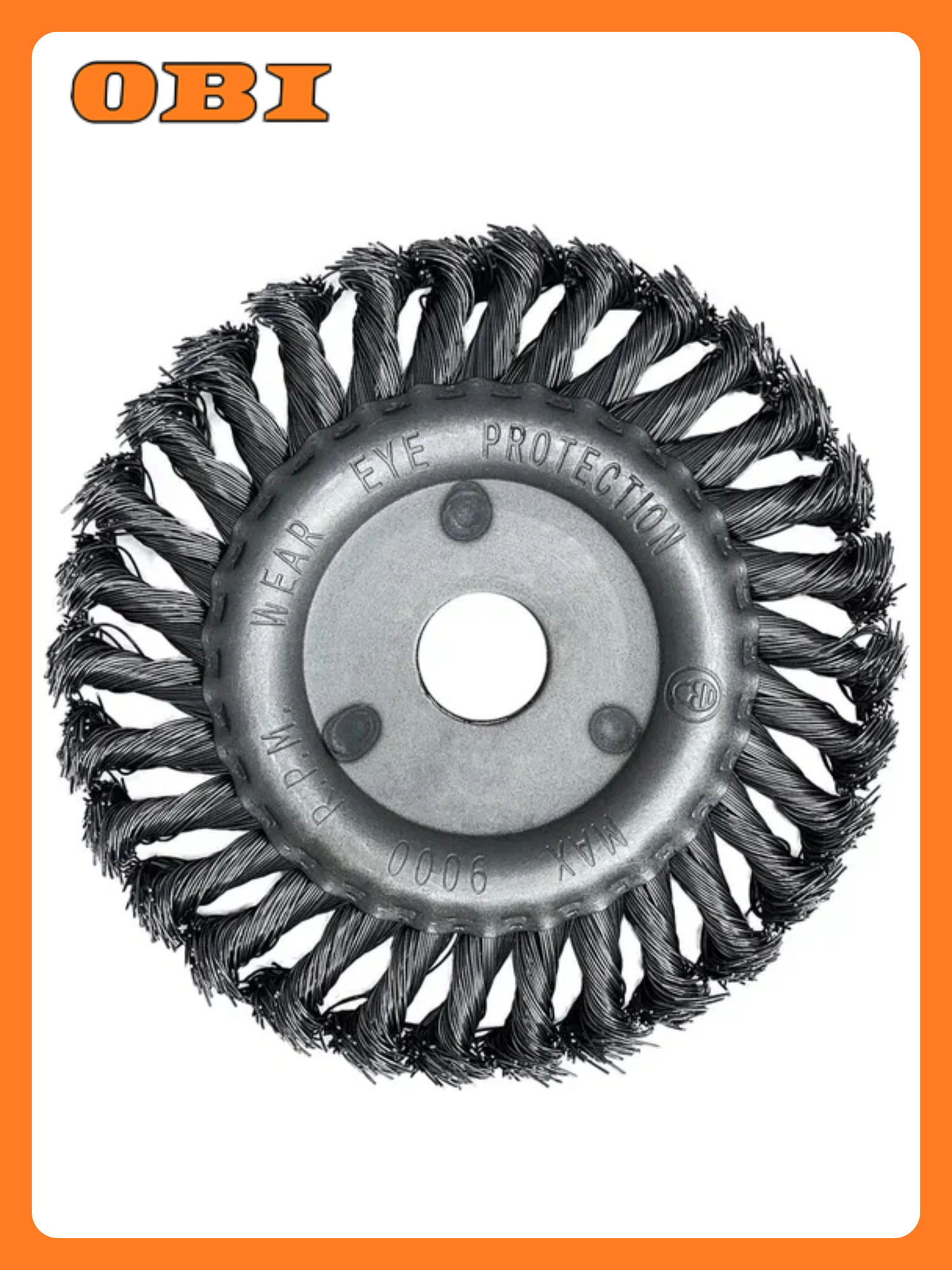 Щетка плоская (125х22 мм; крученая проволока) для УШМ vertextools 12100-125