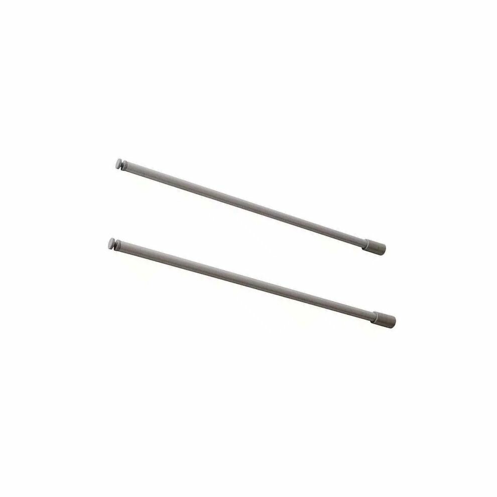 Рейлинг для ящика продольный Firmax глубина 450 мм серый, (2 рейлинга + 2 крепления) 1 ком.