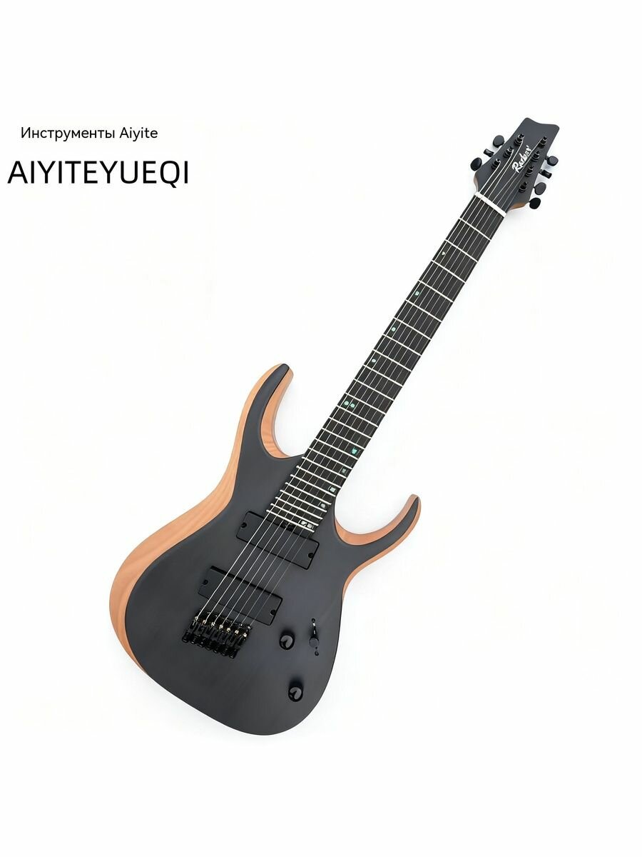 Электрогитара Professional 7-струнная, фриктурный гриф, премиум качество для гитаристов-виртуозов