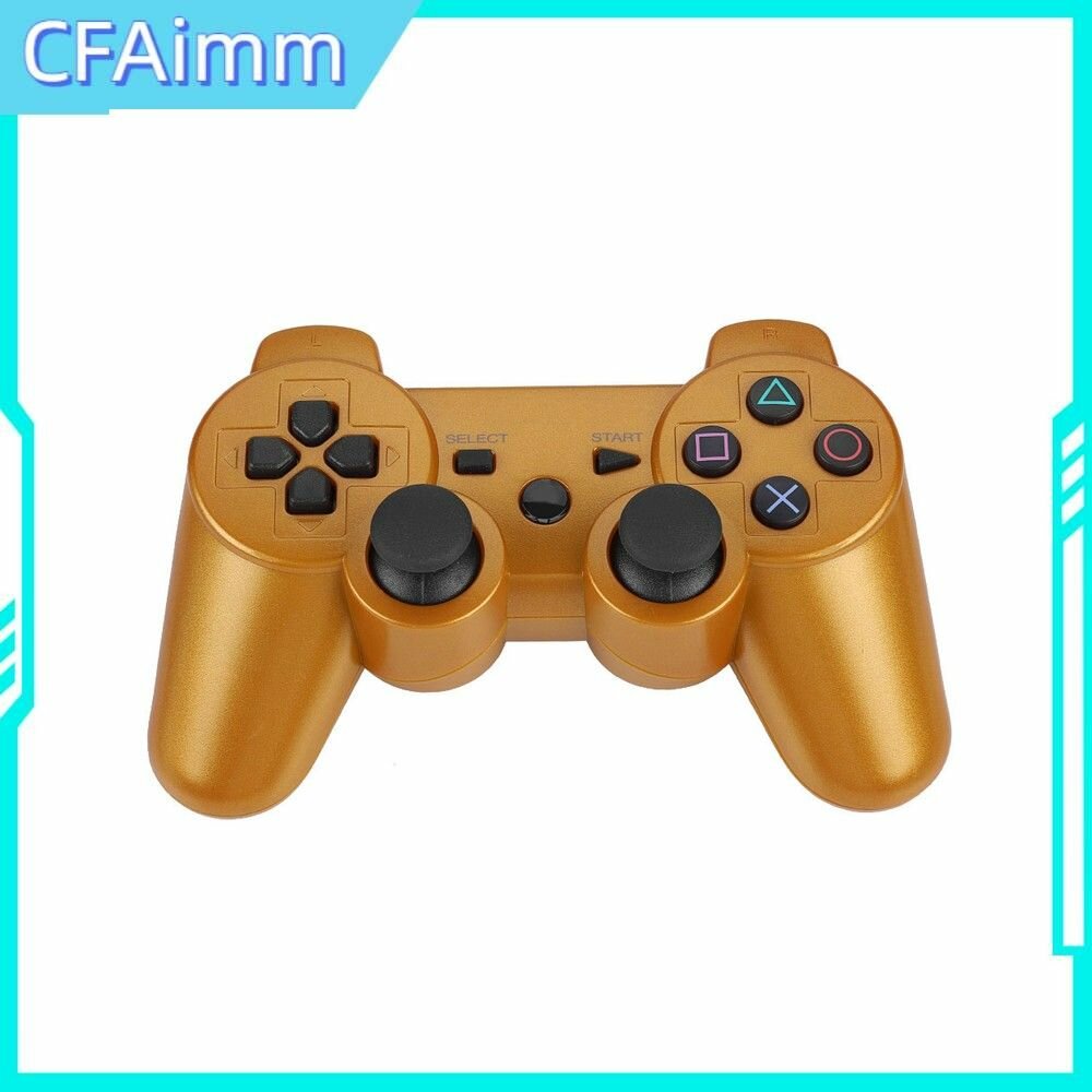 Беспроводной Bluetooth-геймпад для PS3 (желтый)