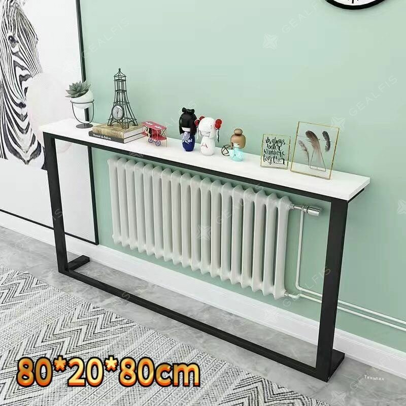 Консольный деревянный столик compact wood, за диваном, ширина 80 см, глубина 20 см, высота 80 см