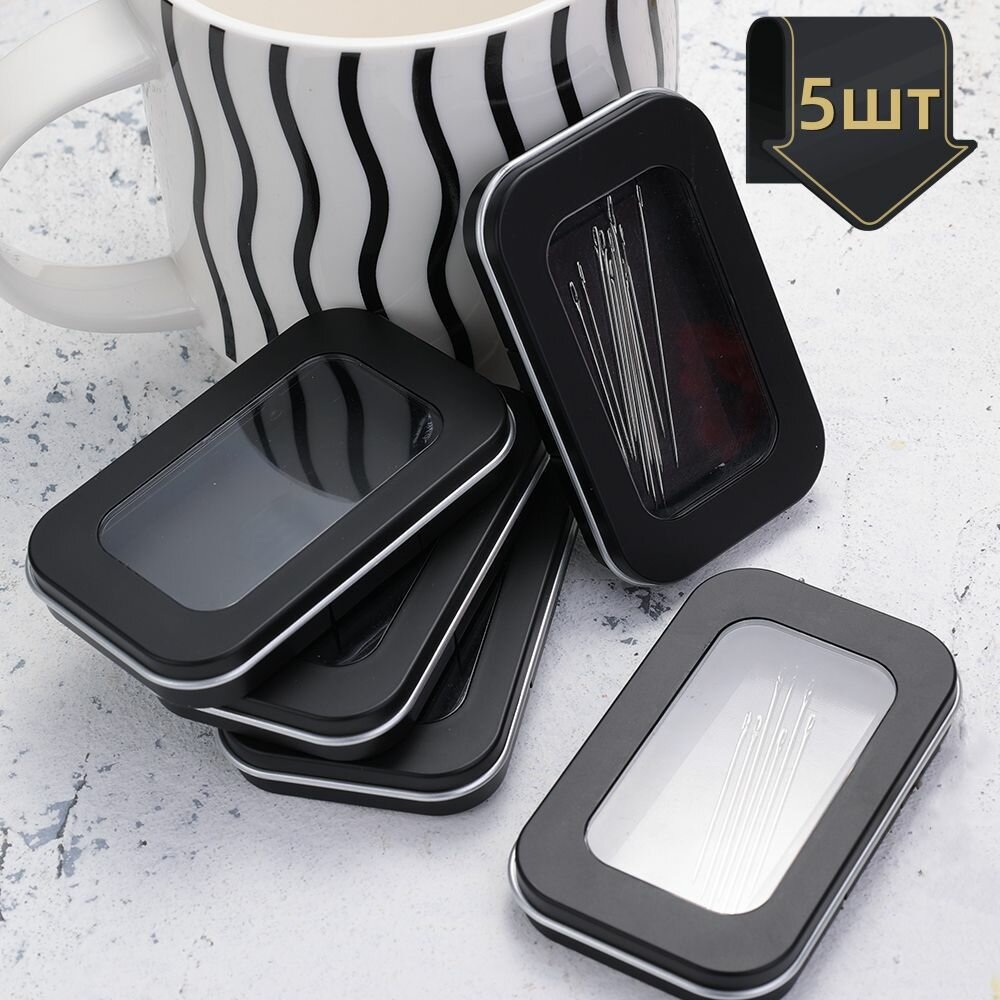 Картридж для иглы, коробка 5 штук, набор сменных картриджей для удобной установки и компактного хранения, практичная упаковка для работы мастера и организации инструментов