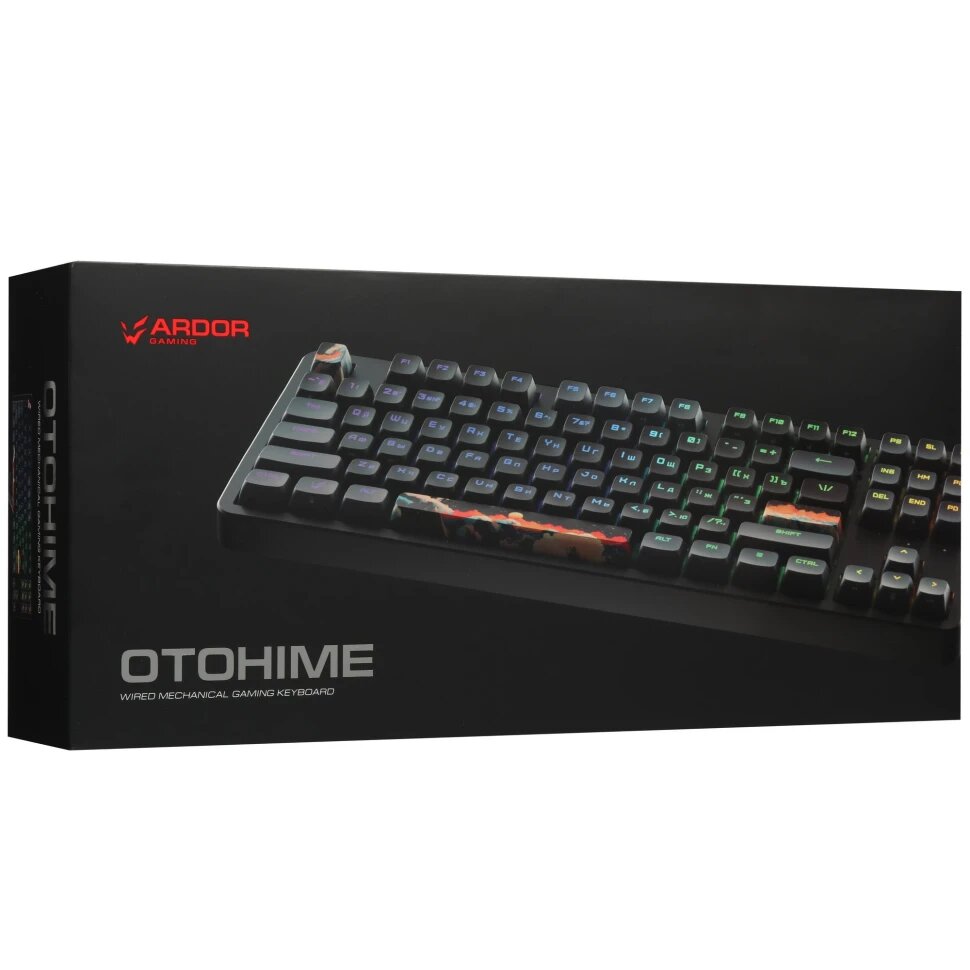 Клавиатура проводная игровая ARDOR GAMING Otohime черная