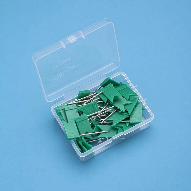 Флажковые Кнопки 100/50 шт в Органайзере