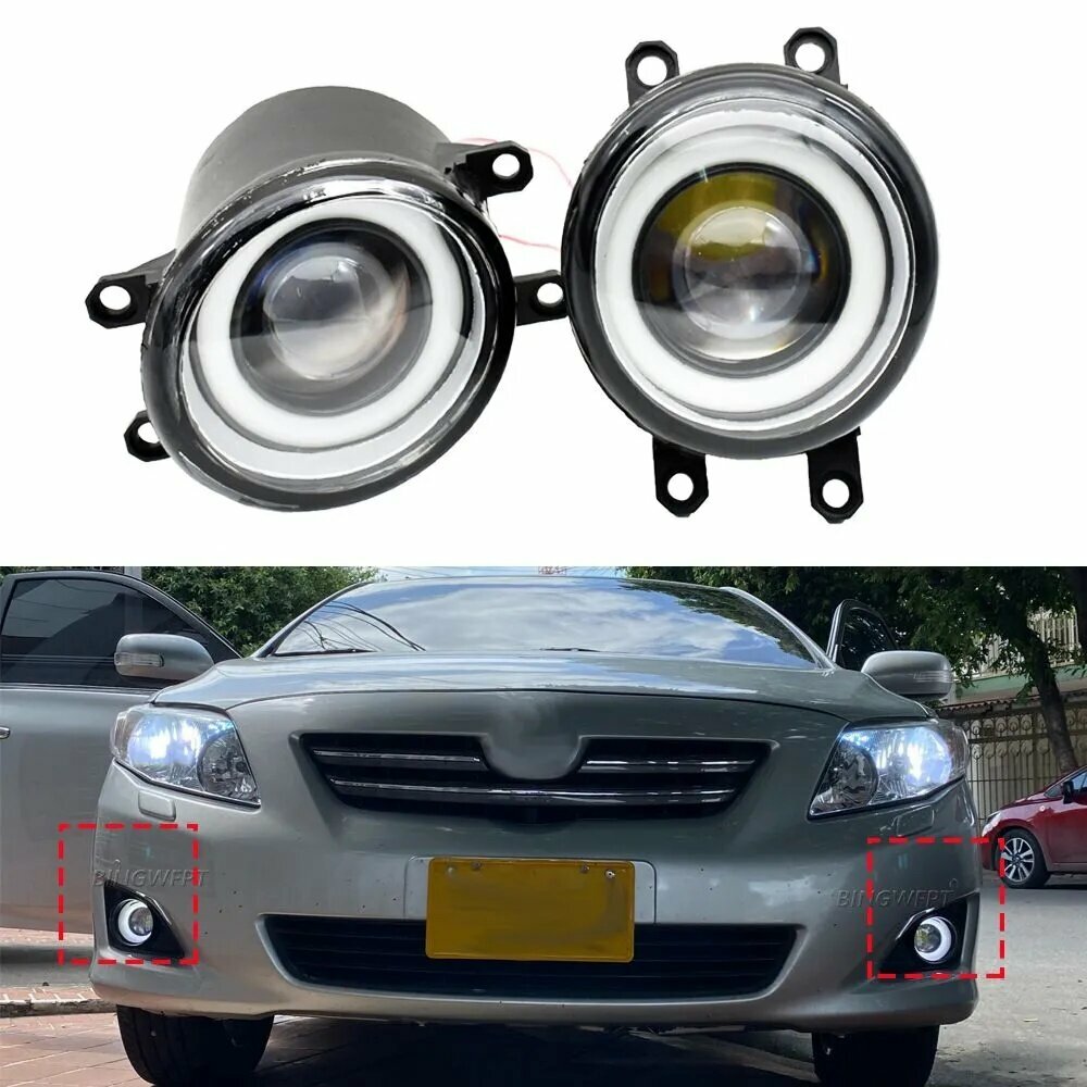 Фара автомобильная, Противотуманная фара, 2 шт, арт. Toyota Camry XV40 XV50 Corolla Avensis Highlander RAV4 Yaris Land Cruiser Corolla RAV4 Camry Yaris Prius CHR Hilux Lexus