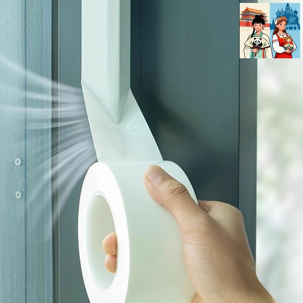 Пленка для герметизации окон и дверей