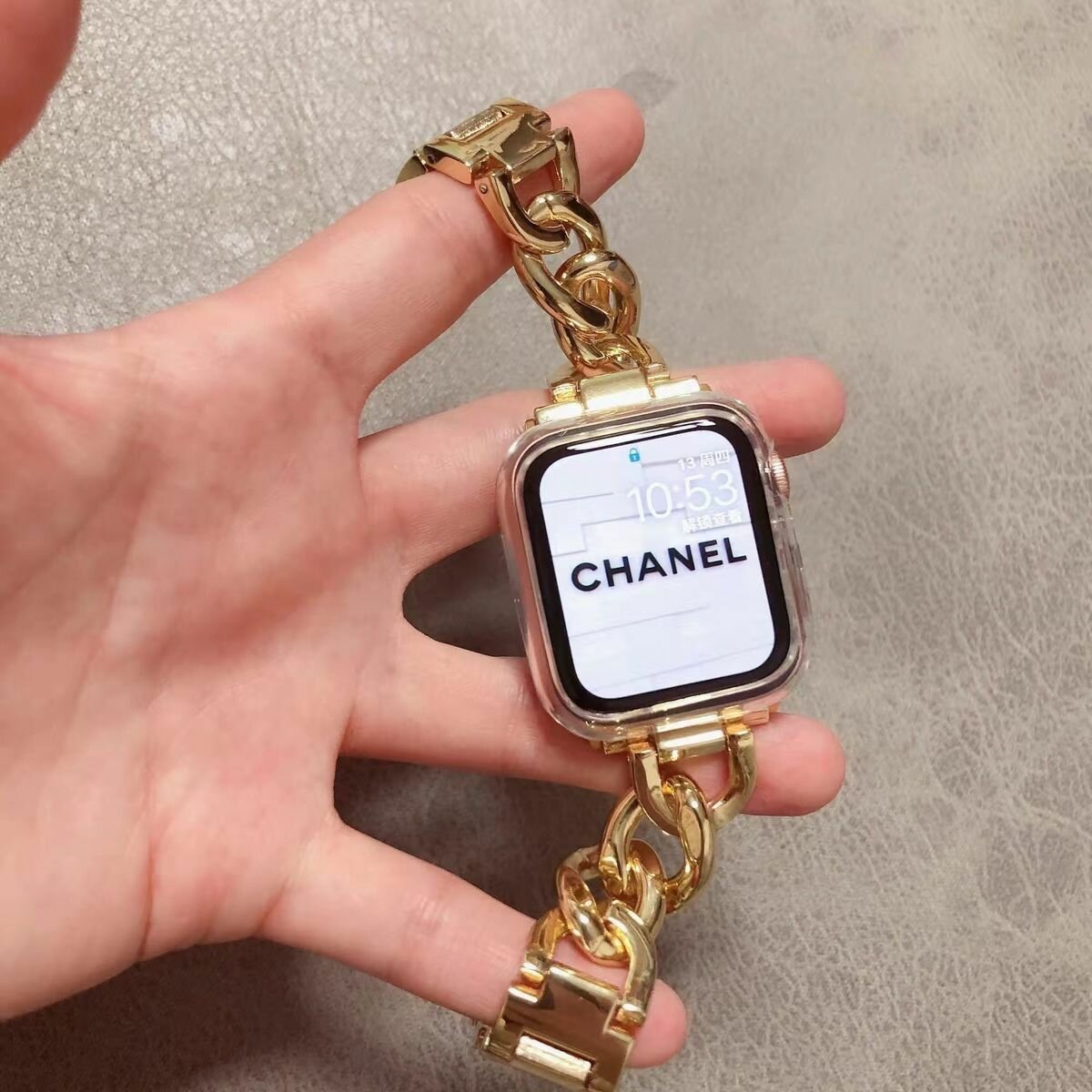 Металлическая цепь часов iwatch