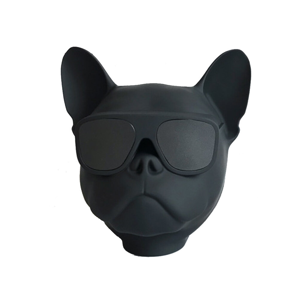 Bull Dog Head Bluetooth Speaker Portable Wireless Sound Bass Speaker HIFI Subwoofer Support TF Card