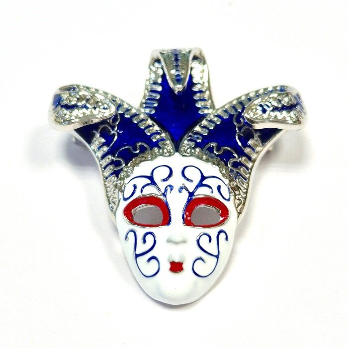 Крестик, серебро, 925 проба, эмаль