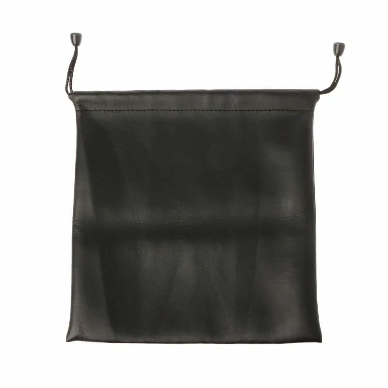 Мягкий мешок для хранения наушников из натуральной кожи Водонепроницаемый защитный чехол для аксессуаров с оголовьем большого размера