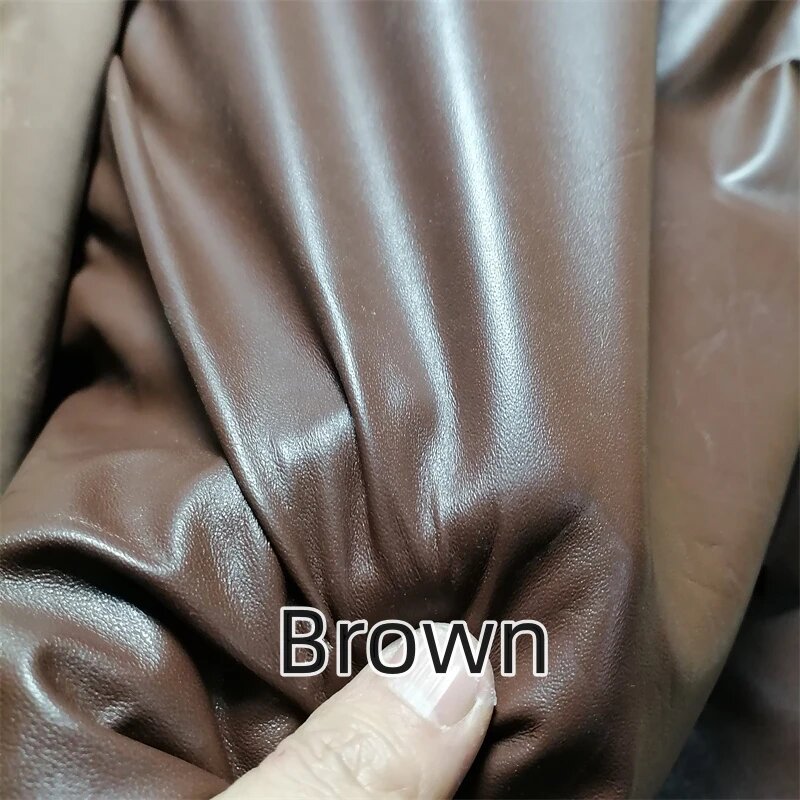 Натуральная кожа для ремонта одежды Коричневый, 20X30см, Brown