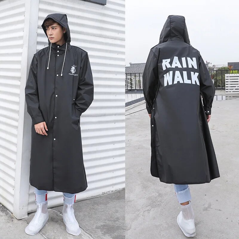 Водонепроницаемый плащ черный XXXL, Elegant Black 818