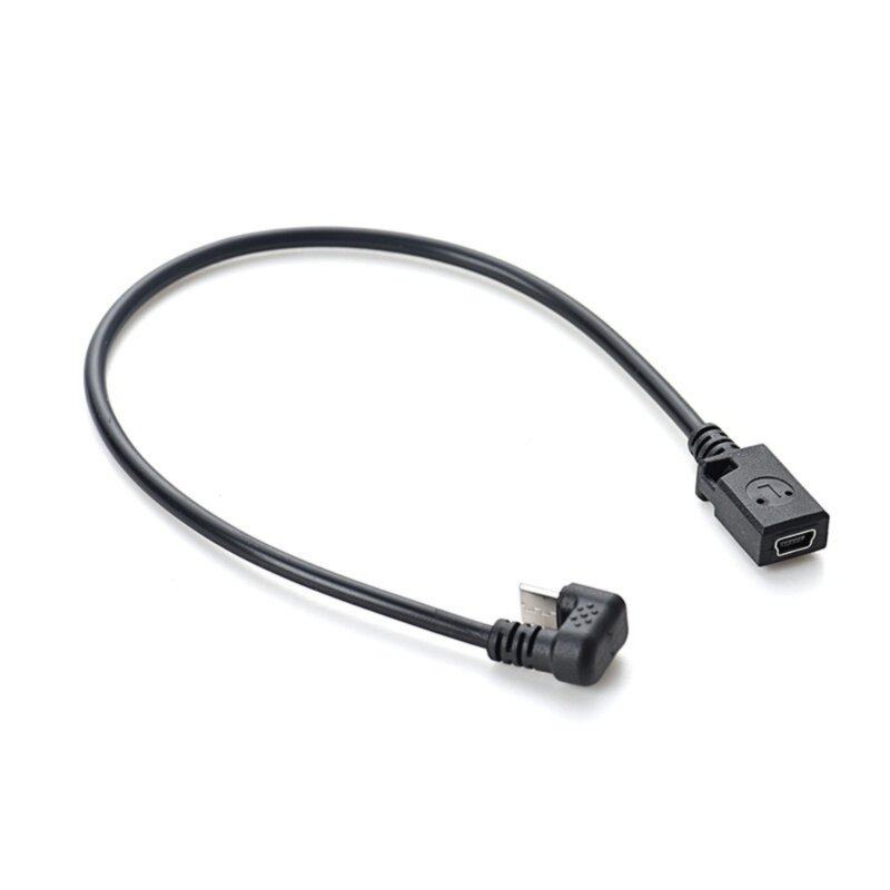 Кабель для передачи данных Mini USB 5Pin от штекера к Штекеру Type C для мобильных игр и Зарядки планшетов длиной 30 см