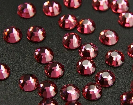 Стразы SS8 ROSE Горячая фиксация / HOTFIX 12 граней /12cut 1440 PCS