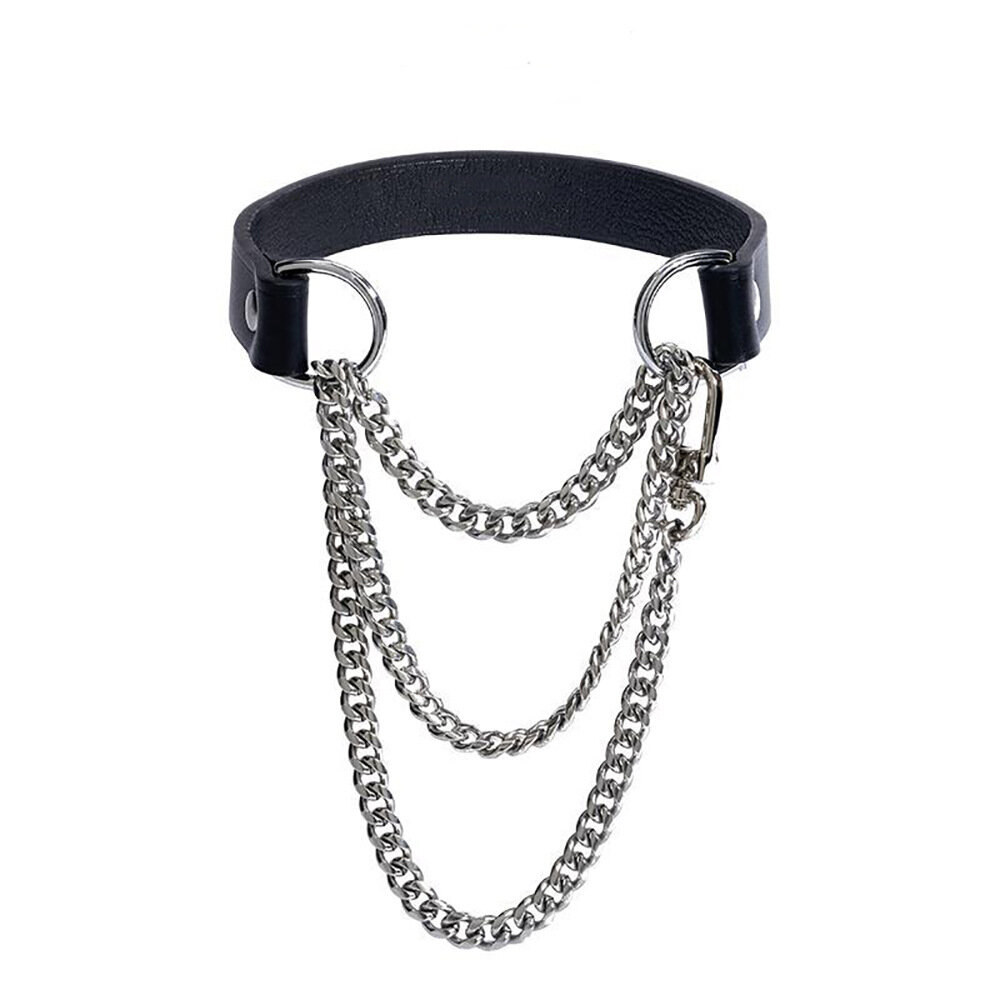 SMe ошейник панк-шейка y2k ветер Choker шейный ремень для мужчин и женщин высокого уровня чувство ожерелье из кожи