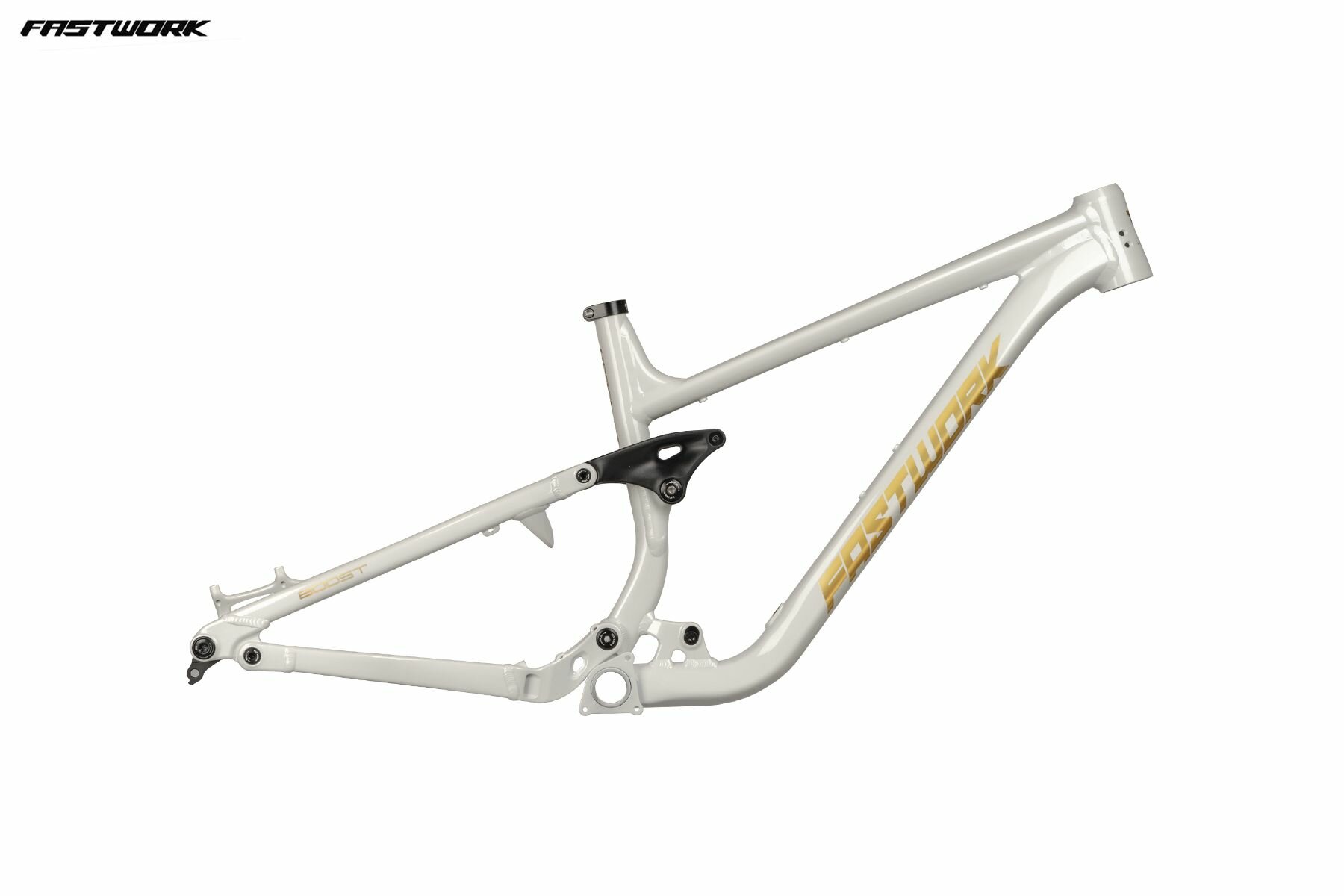 Рама горного велосипеда с мягким хвостом из алюминиевого сплава FASTWORK B2(F150), Вертикальный задний буфер