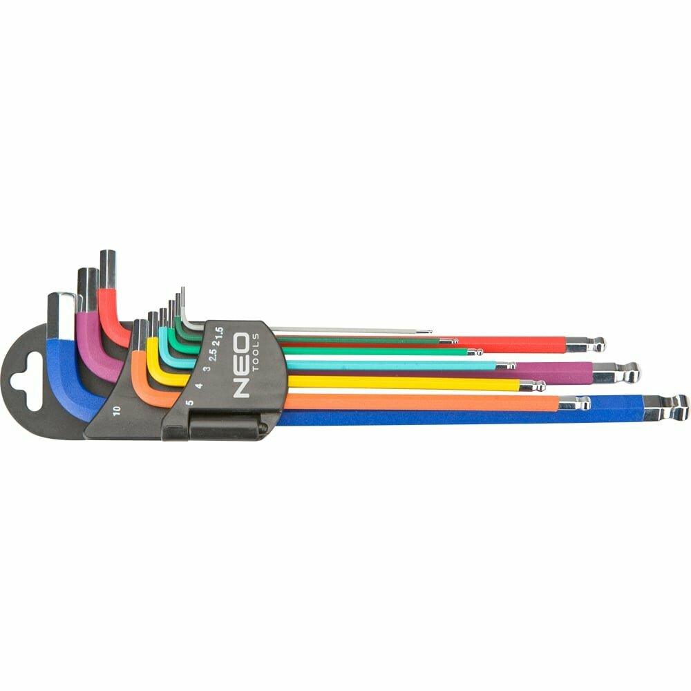 Шестигранные ключи 1.5-10 мм NEO Tools 09-512