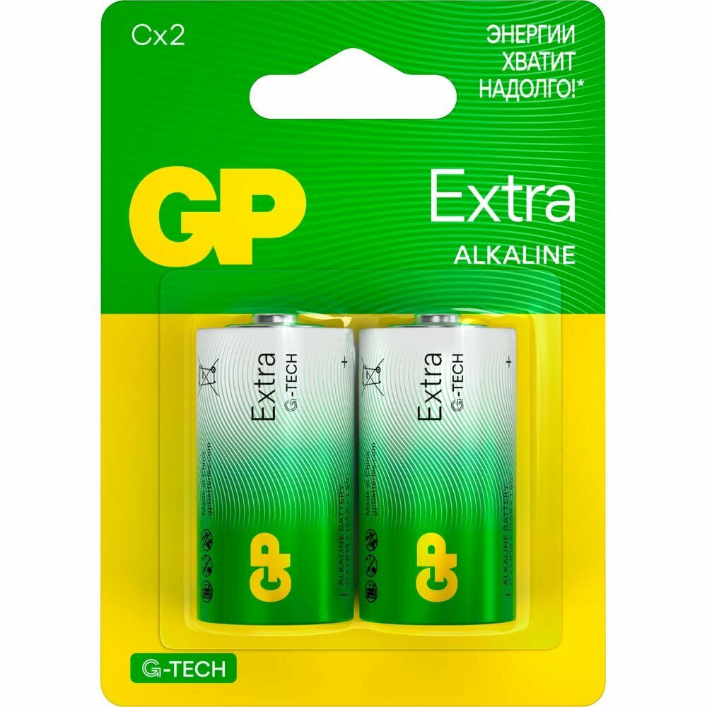 Алкалиновые батарейки GP Extra Alkaline