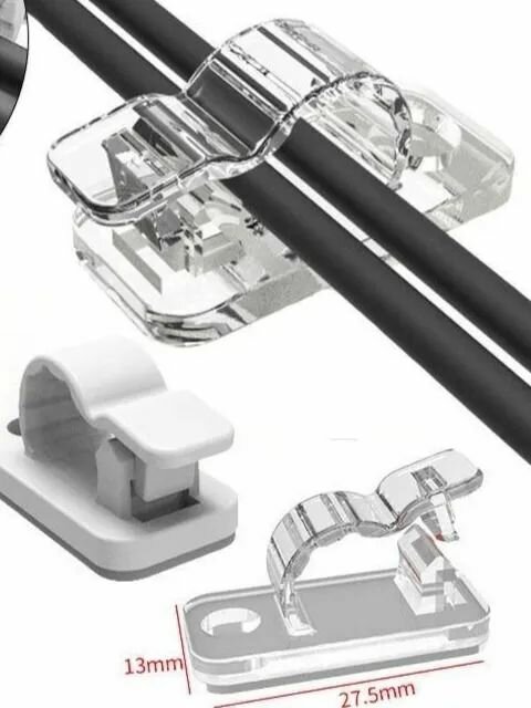 Крепление для уличной гирлянды на дом 50 штук С резиной для спинки