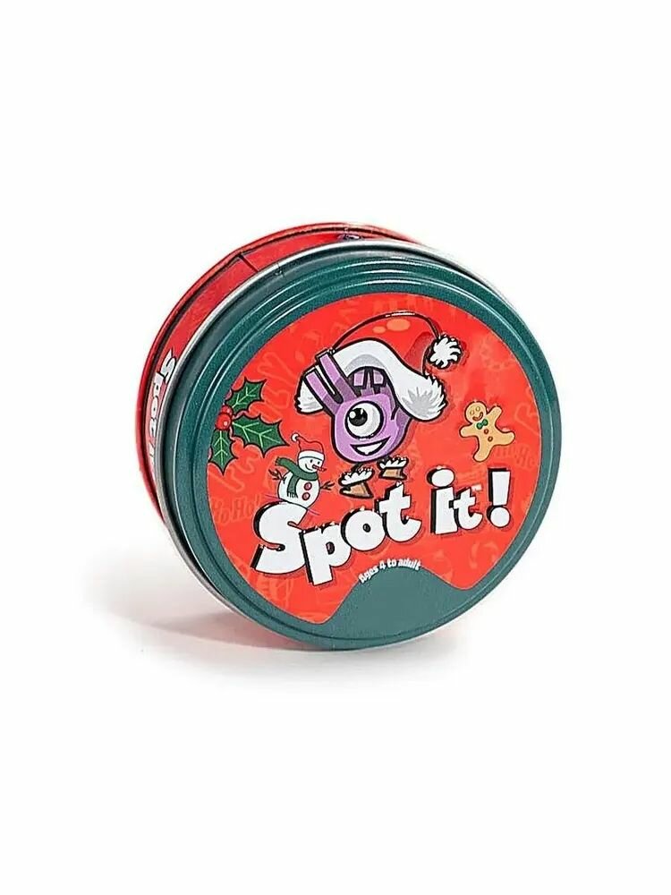 Настольная игра Дубль "Spot It" Рождество (игра похожа на доббль/dobble)