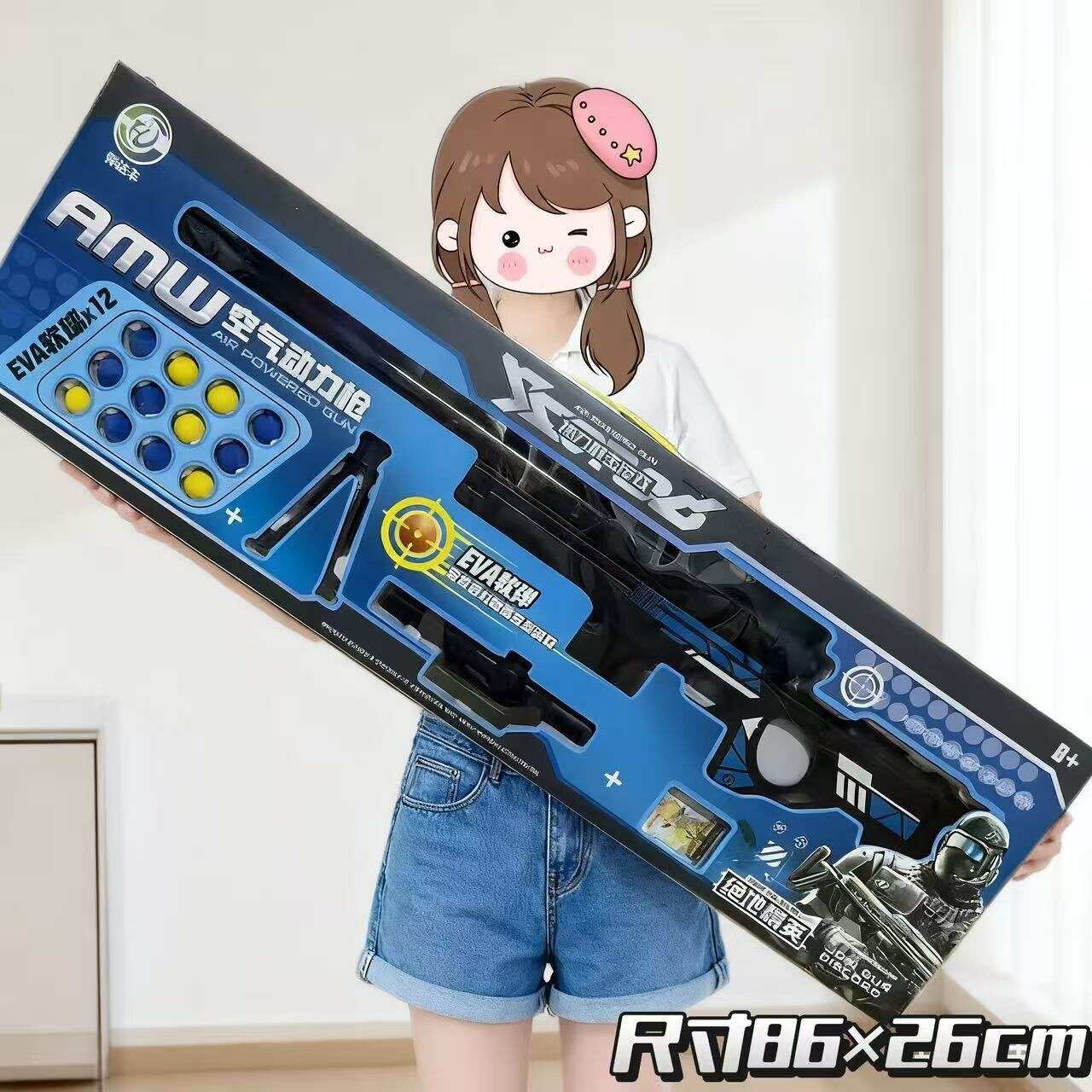 Детская игрушечная пушка M416, пушка с мягкими пулями 98K, игрушечная пушка для стрельбы PUBG, подарок для мальчиков, учебное учреждение