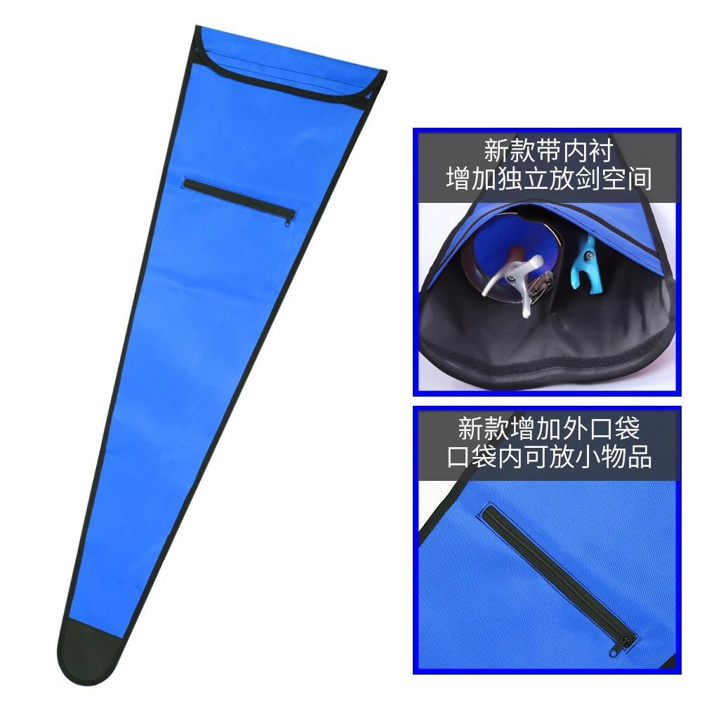 Сумка для фехтования, чехол для меча, сумка для двух мечей, сумка из оксфордской ткани, вмещает 2 полных меча, оборудование для фехтования от фабрики