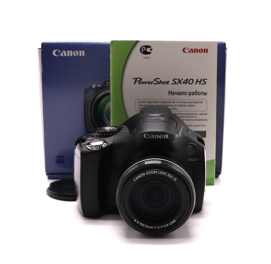 Фотоаппарат Canon PowerShot SX40 HS в упаковке