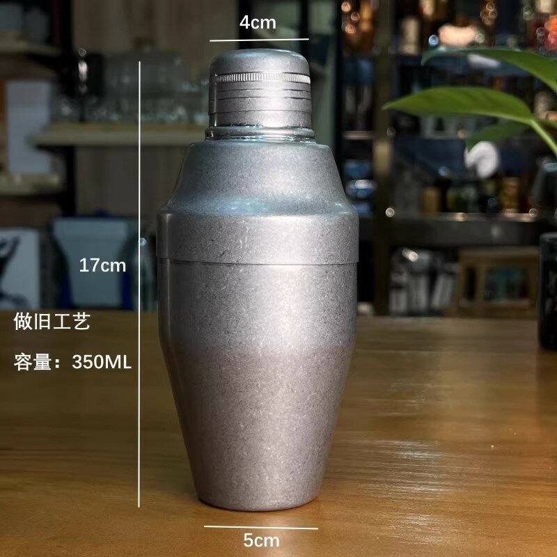 304 Нержавеющая сталь, американский стиль, коктейльный шейкер, бостонский трехступенчатый шейкер, кувшин, матовая винтажная версия, экспортный производитель