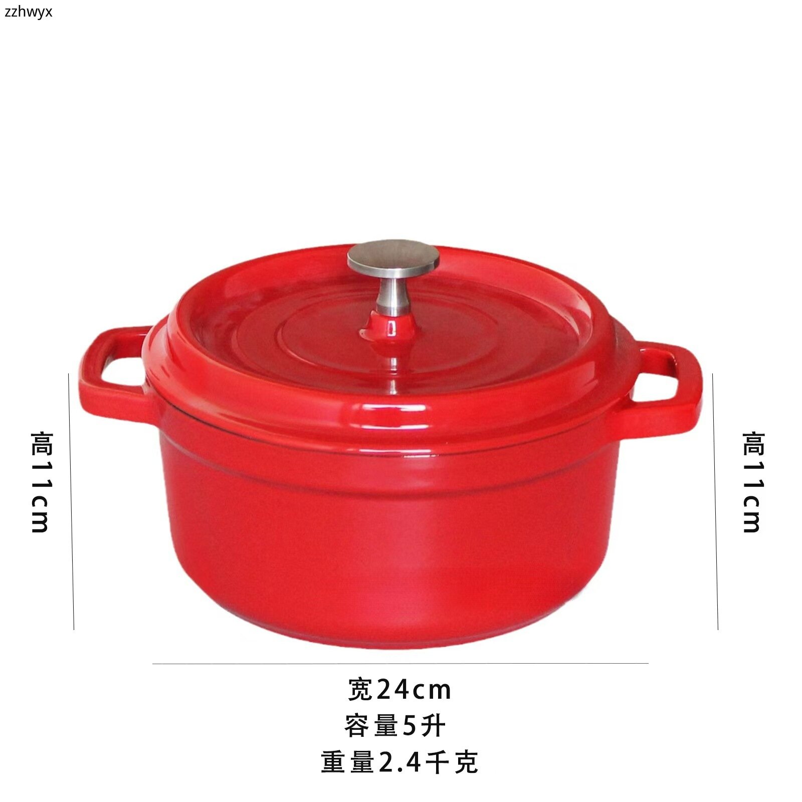 Эмалированная кастрюля для дома, большая емкость, чугунная кастрюля с плоским дном, двойное дно, антипригарная кастрюля, кастрюля для тушения, кастрюля для супа, подарок