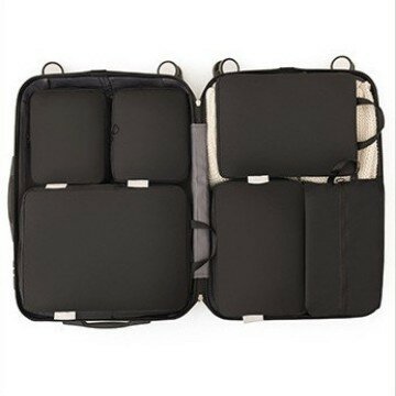 Набор из 6 сумок для хранения Travel Memory Cloth, портативные компрессионные сумки для чемодана, водонепроницаемые органайзеры для хранения одежды