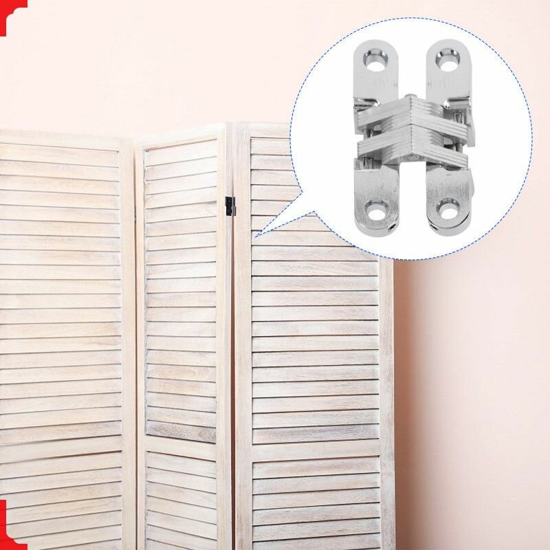 Петли Для Скрытых Дверей, Высокопрочные, Из Цинкового Сплава, Для Складных Дверей И Столешниц, 1 Комплект