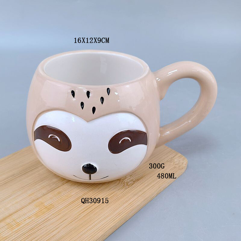 Доломитовая кружка, керамическая кружка с ленивцем, кружка для пары, кружка для кофе и молока, детская кружка с животными, индивидуальный набор.