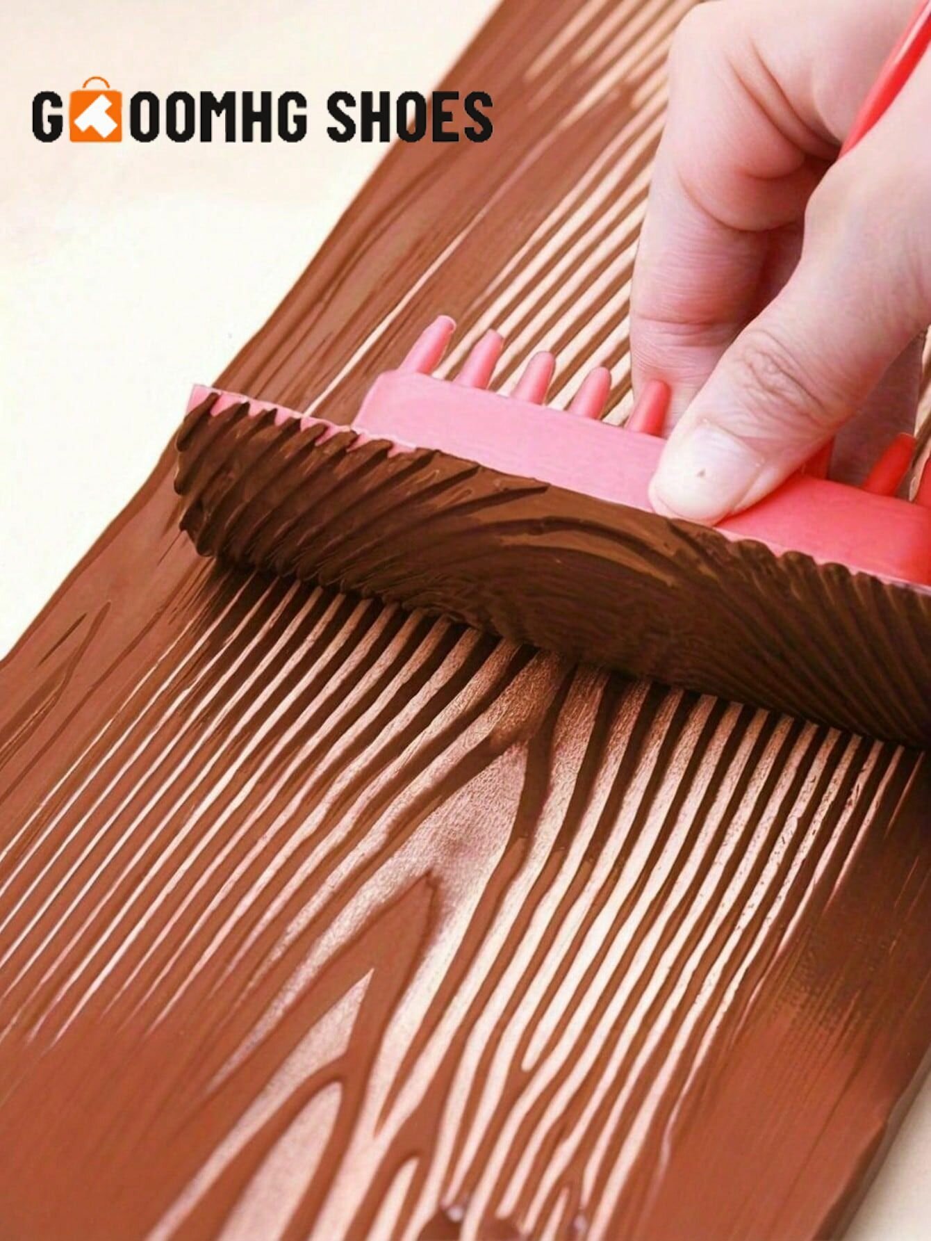 2 шт. резиновая текстурная кисть с эффектом древесного зерна