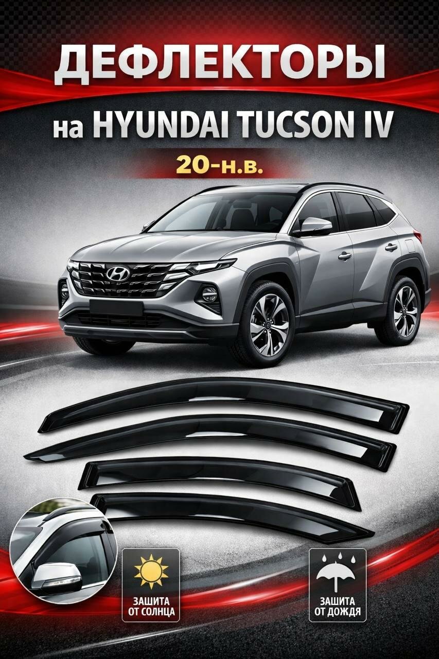 Дефлекторы Hyundai Tucson IV 20-н. в. кроссовер
