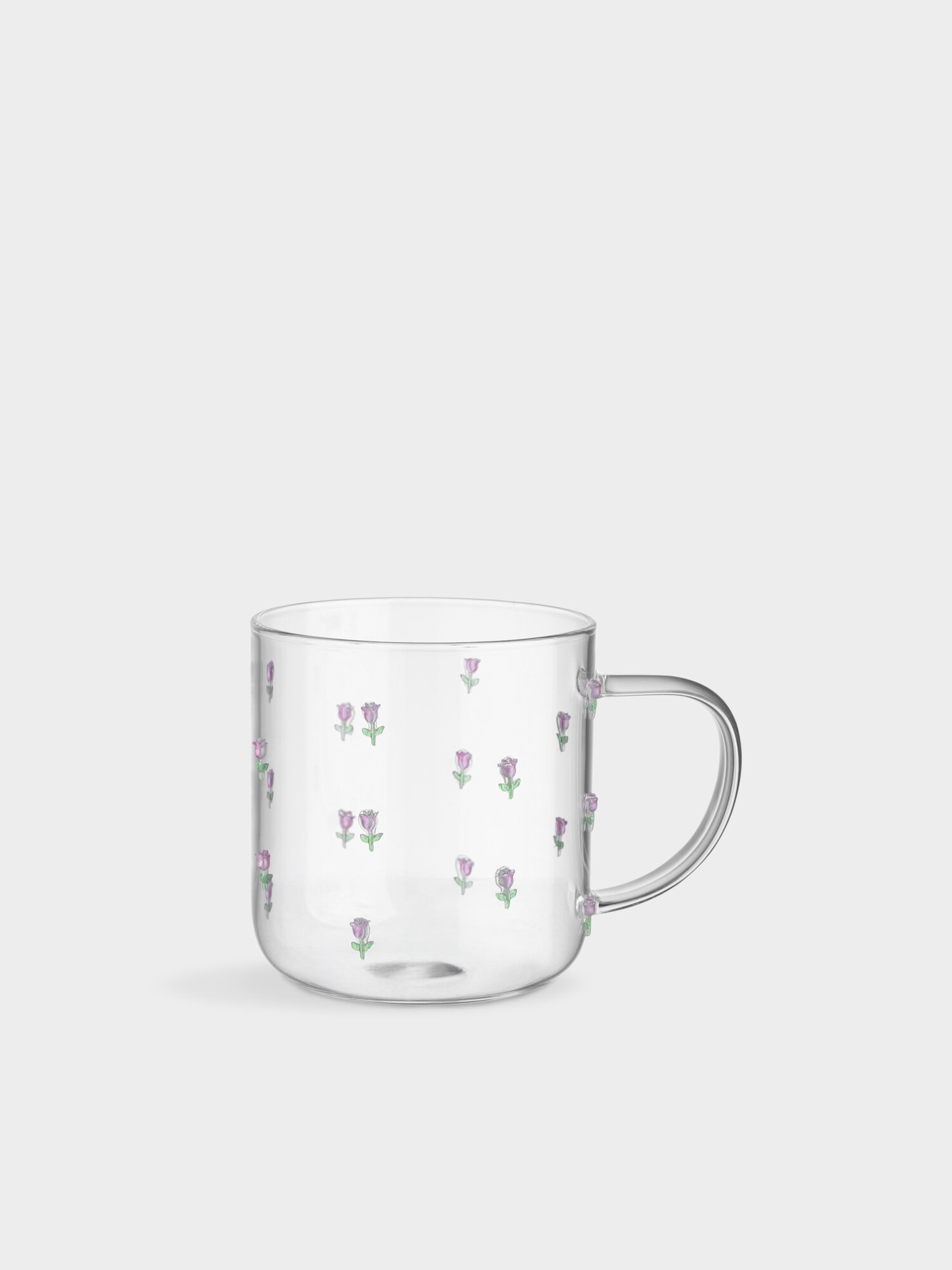 Кружка, 350 мл, стекло Б, Тюльпаны, Tulip garden, Kuchenland