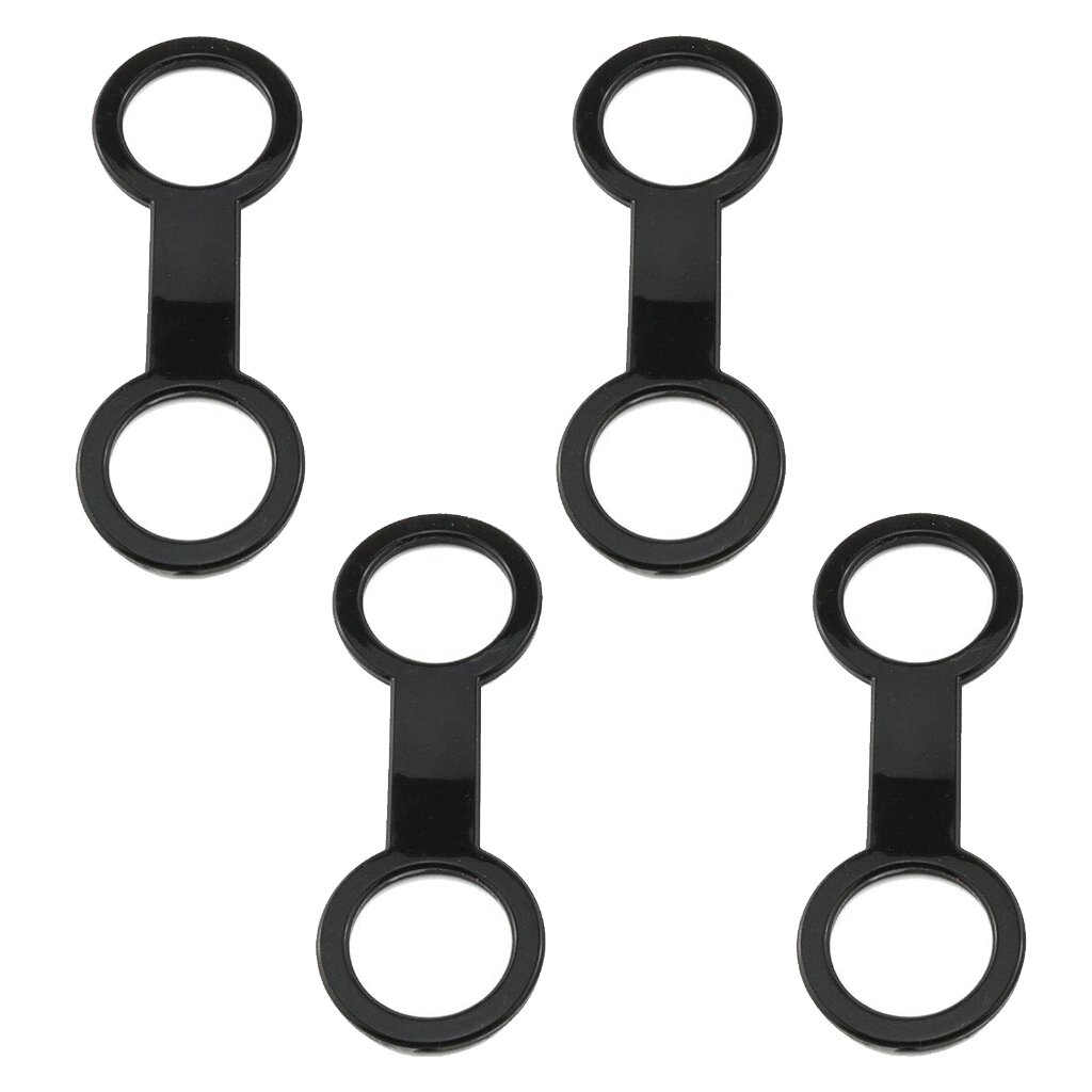 Универсальный Зажим для фиксации держателя для трубки для подводного плавания 4шт Пластиковый зажим Насадки для держателя ремешка для маски для подводного плавания Простота использования