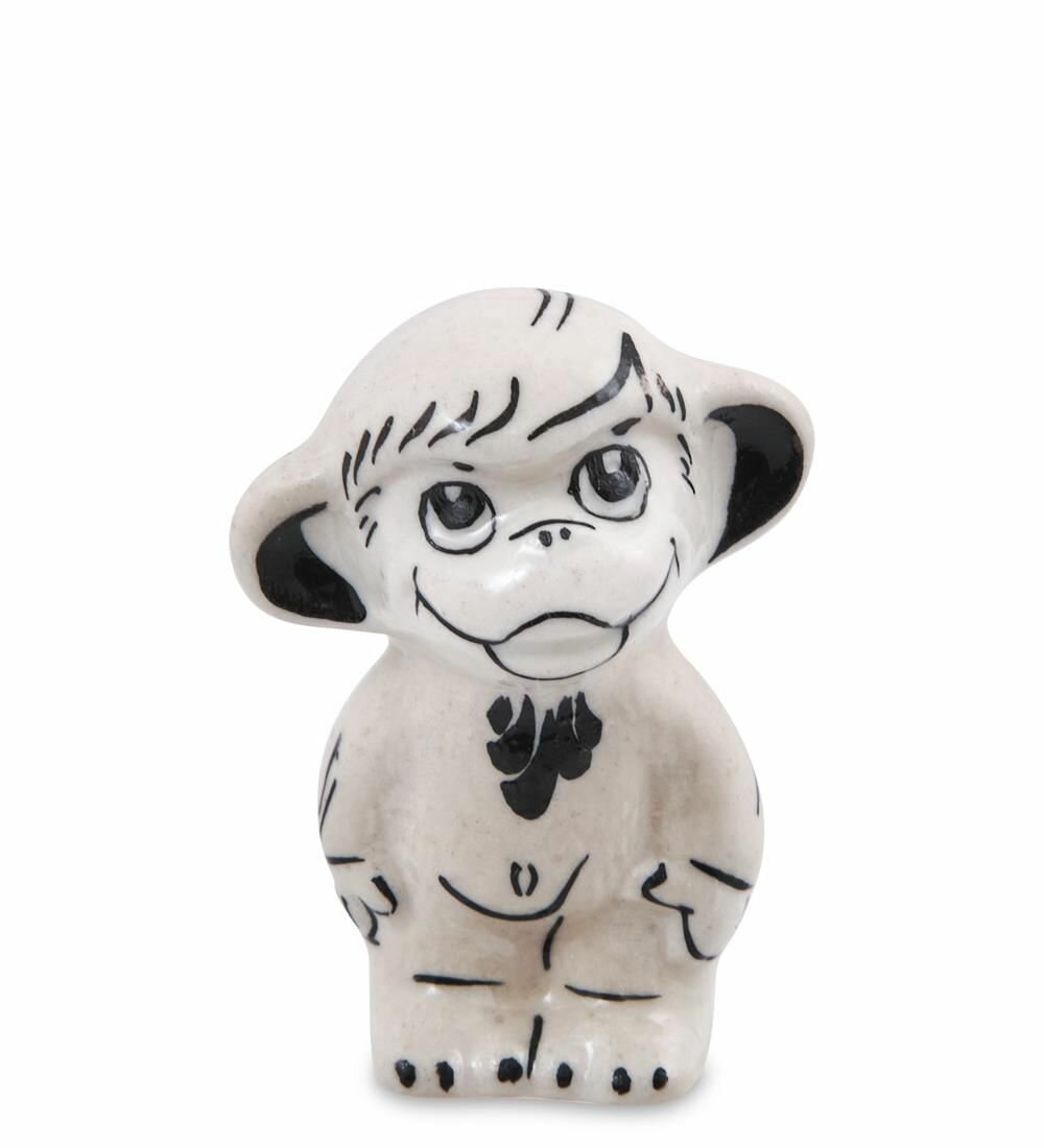 Фигурка Мартышка цв. (Гжельский фарфор) A2097218 Народные промыслы, Фарфор