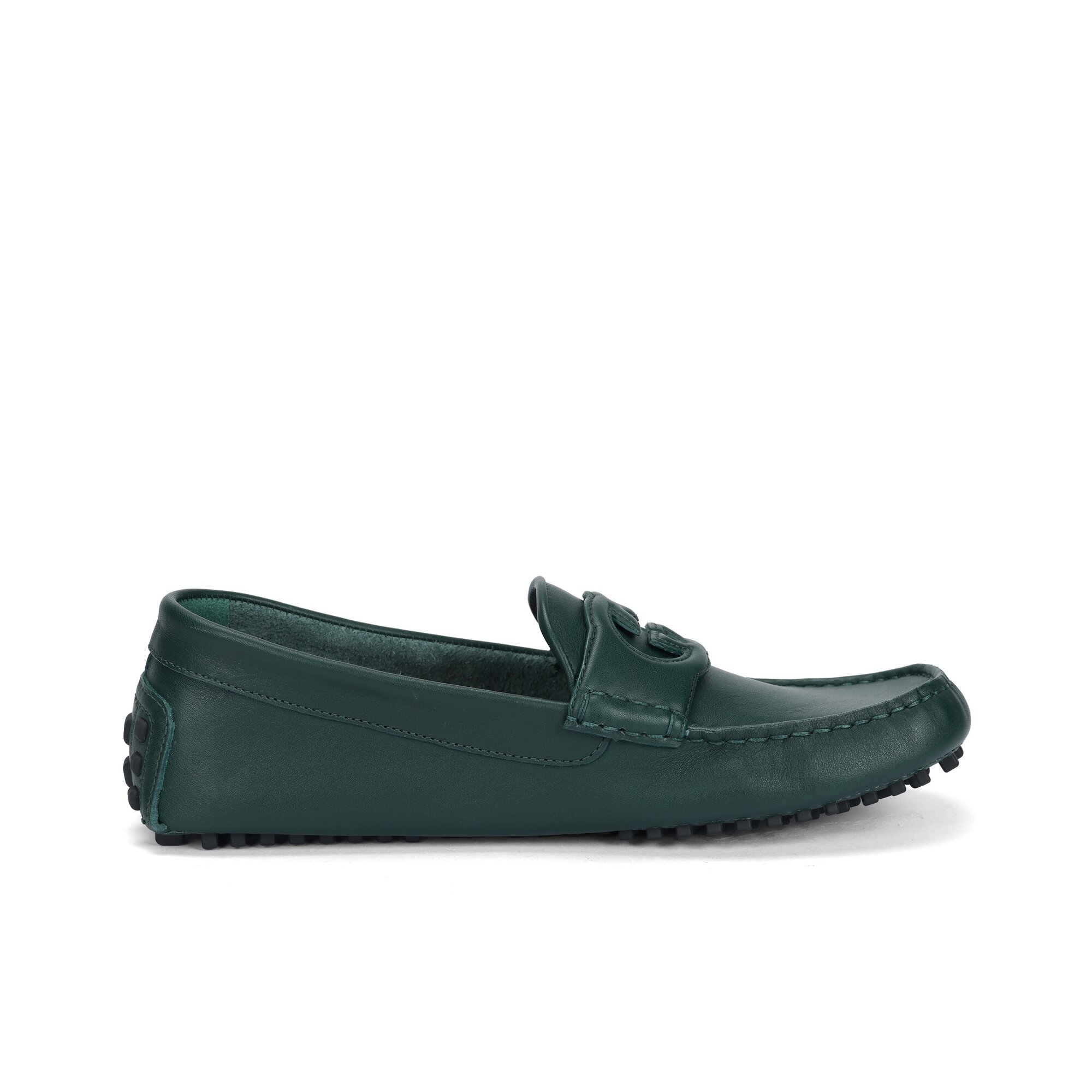 Туфли GUCCI Interlocking, размер EU 38,5 стопа (23.5CM), зеленый, — фото 1