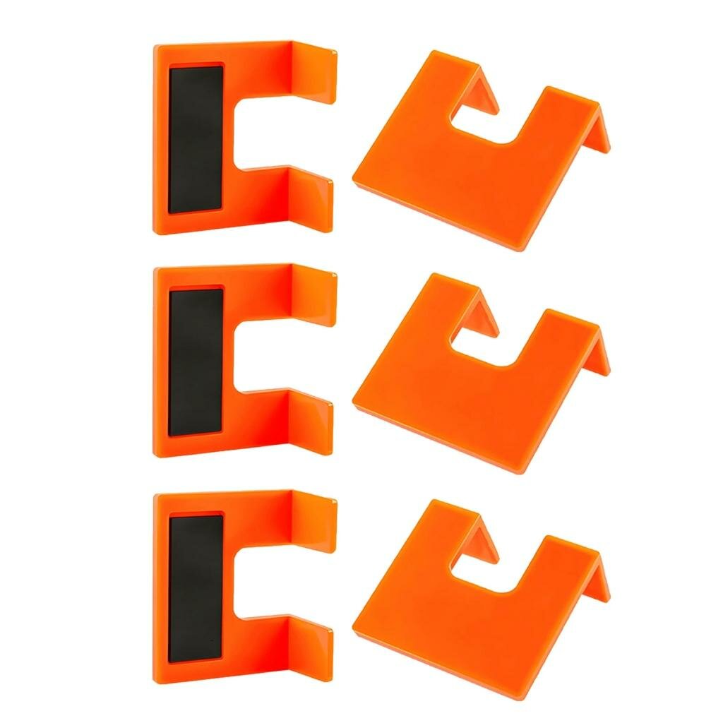 Пластиковые крепления для петель с магнитом, 6шт