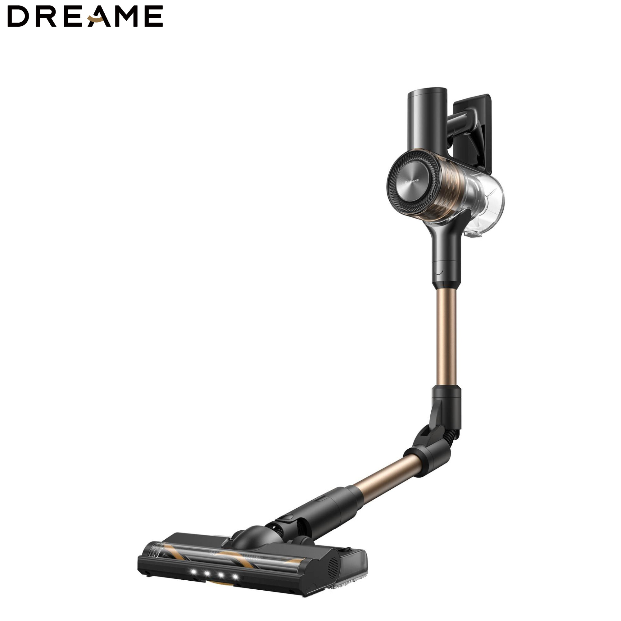 Dreame R10s Lite — беспроводной вертикальный пылесос, 20 кПа, до 45 мин, LED-подсветка