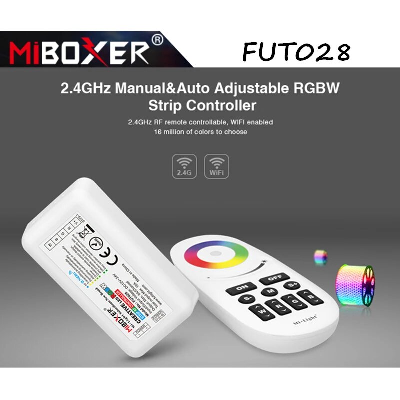RGBW контроллер Miboxer FUT028 2.4GHz WiFi